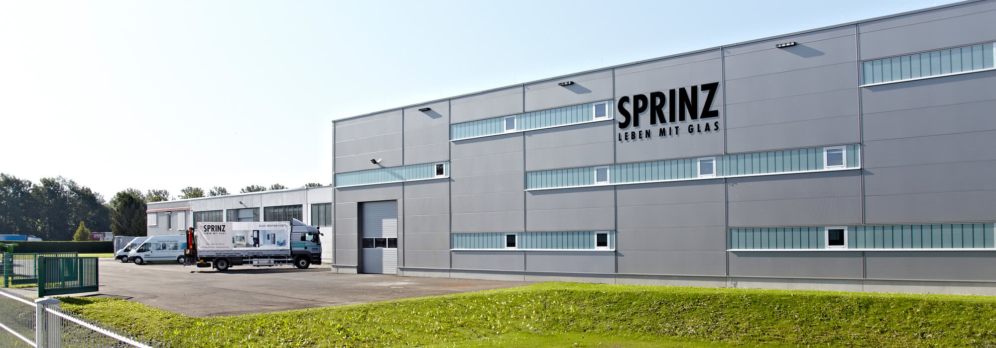 Technical glass construction : SPRINZ Baustelle